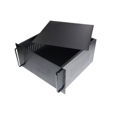 China 6063 Aluminum Alloy Precision Metal Fabrication Enclosure 19 Inch Chassis 5U Cabinet for sale