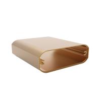 China AL6063 Aluminium Extruded Sections Instrument Junction Box USB Hub Case for sale