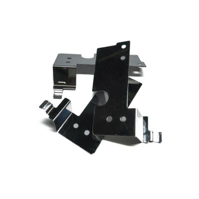 China AL6063 Stainless Steel Stamping Parts Gold Metal Electronic Parts for sale