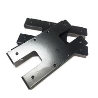 China Support Plate Automotive Metal Parts Metal Stamping Parts Surface Electrophoresis Black for sale