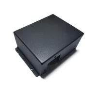 China Aluminum Alloy Metal Stamping Part Fixed Bracket Anodized Black for sale