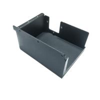 China Aluminum Alloy Metal Stamping Part Fixed Bracket Anodized Black for sale