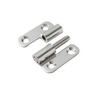 China Release Rounded Furniture Metal Parts Industrial Ss304 Hinges for sale