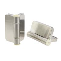 China Toilet Partition Door Hinge 304 Stainless Steel Spring Automatic Door Closer Hinge for sale