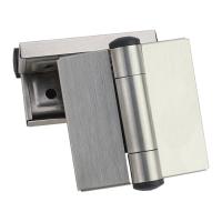 China Toilet Partition Door Hinge 304 Stainless Steel Spring Automatic Door Closer Hinge for sale