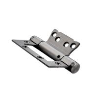 China Invisible Door Hydraulic Buffer Hinge Damped Spring Back Stainless Steel Automatic Closing Hinge for sale