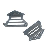 China Black Automotive Metal Parts Lidar Metal Sheet Metal Bracket Powder Coated for sale