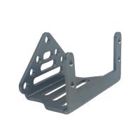 China Black Automotive Metal Parts Lidar Metal Sheet Metal Bracket Powder Coated for sale
