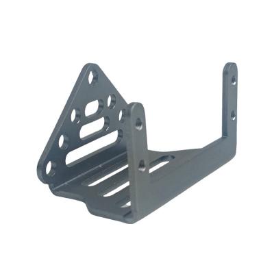 China Black Automotive Metal Parts Lidar Metal Sheet Metal Bracket Powder Coated for sale