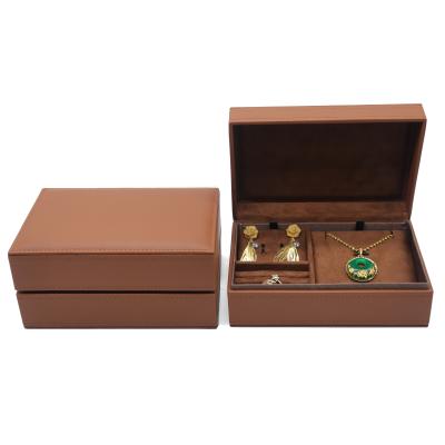 China High End Custom Logo Synthetic Leather Classic Rectangular Velvet Lining Protective Durable Eco-Friendly Elegant Valentine's Day for sale