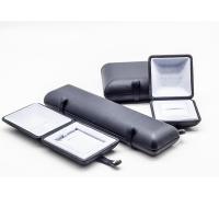 China Wholesale High Quality PU Leather Square Jewelry Box Set with Premium Velvet Lining Custom Logo Ring Necklace Pendant Packaging for sale