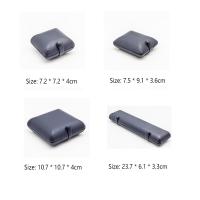 China Wholesale High Quality PU Leather Square Jewelry Box Set with Premium Velvet Lining Custom Logo Ring Necklace Pendant Packaging for sale