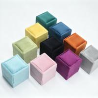China Wholesale Stock Multi Color Luxury Ring Box Manufacturer Empty Jewelry Gift Case for Proposal Engagement Custom Logo for sale