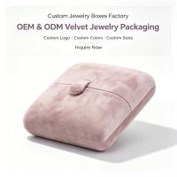 China Jewelry Box Custom Logo Embossed Premium High End Jewellery Packaging Case with Custom Cut Foam Insert for sale