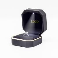 China Factory Wholesale Luxury Earrings, Ring Boxes, Jade Pendants, Black LED Lighting, Customized Jewelry Boxes for sale