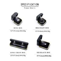 China Factory Wholesale Luxury Earrings, Ring Boxes, Jade Pendants, Black LED Lighting, Customized Jewelry Boxes for sale
