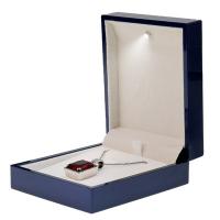 China Premium Emerald & Jewelry Packaging Factory Wholesale Luxury Square Plastic Box with LED Light & Custom Logo for sale