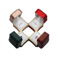 China Customizable Factory Luxury Square LED Light Velvet Lining Necklace Jewelry Box Gift Box for Premium Jewelry Packaging for sale
