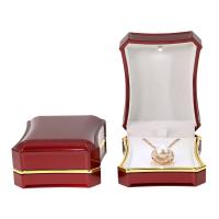 China Customizable Factory Luxury Square LED Light Velvet Lining Necklace Jewelry Box Gift Box for Premium Jewelry Packaging for sale