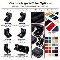 China Factory Customized Led Jewelry Box Earrings Necklace Ring Box Set Jade Jewelry Packaging Wholesale for sale