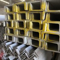 China AISI 201 Stainless Steel U Channel 60x38x4mm Sandblasted Finish Hot Rolled for sale