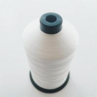 China 500D*3 Extra Strong Polyester Thread Abrasion Resistance White for sale