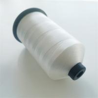 China 500D*3 Extra Strong Polyester Thread Abrasion Resistance White for sale