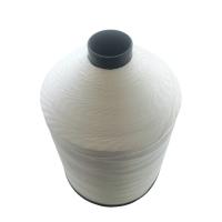 China High Tenacity Polyester Sewing Thread 2000D*2 Raw White Low Shrinkage for sale
