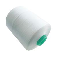 China 100% Polyester High Tenacity Thread 210D-6000D Raw White for Dyeing Heavy Duty Sewing for sale