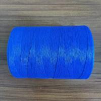 China Blue Fibrillated Yarn 2500D-5000D Polypropylene Sewing Thread for Industrial Sewing for sale
