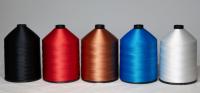 China High Strength 100% Polyester Thread 210D-6000D Black Color Thread for Heavy Duty Sewing for sale