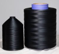 China High Strength 100% Polyester Thread 210D-6000D Black Color Thread for Heavy Duty Sewing for sale