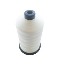 China 630D 3 100 Polyester High Tenacity Thread Heavy Duty Sewing Raw White for sale