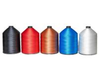 China High Tenacity Polyester Sewing Thread 100 Spun Fire Resistant Custom Length for sale