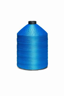 China High Tenacity Polyester Sewing Thread Blue Abrasion Chemical Resistant 40S for sale