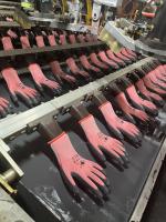 China 2 Heads 4 Heads Gloves Printing Machine 5.5KW Latex Gloves Production Line for sale