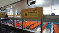 China PLC Rubber Gloves Manufacturing Machine 220V/380V Adjustable Temperature Range for sale