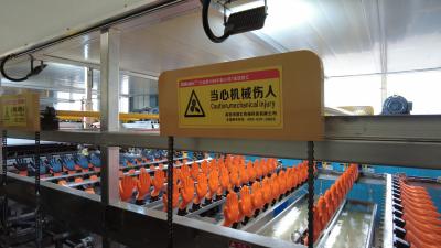 China PLC Rubber Gloves Manufacturing Machine 220V/380V Adjustable Temperature Range for sale