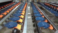 China Automated Latex Glove Dipping Machine 45m Line Latex Gloves Manufacturing Machine for sale