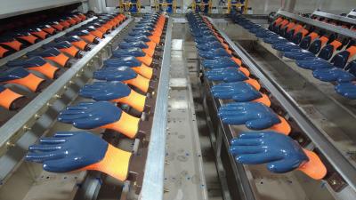 China Aluminium Alloy Latex Glove Production Line 4000 Pairs Latex Glove Making Machine for sale