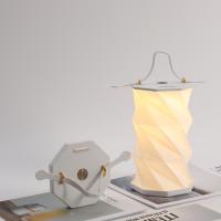 China RoHS Table Recycled Rotating Paper Lamp Paper ABS Type C Business Gift 700mah for sale
