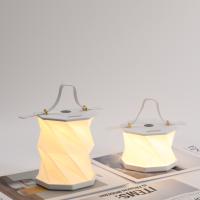China RoHS Table Recycled Rotating Paper Lamp Paper ABS Type C Business Gift 700mah for sale