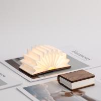 China Mini Folding Paper Fridge Magnet Lamp Origami Light custom for sale