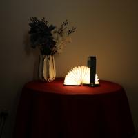 China Japanese Paper Sculptural Accordion Table Lamp Night Light Home Decor OEM for sale