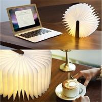 China Magnetic Crinkle Paper Book Lamp Desk Floor Bedroom Light Square ODM for sale