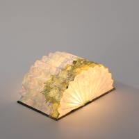 China Wood Origami Floor Standing Paper Lamps Night Reading Light for sale