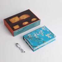 China USB Paper Book Lamp Almond Blossoms Touch Control Foldable for sale