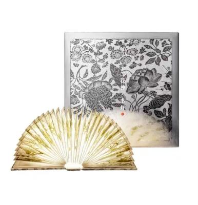 China Eco Friendly Book Geometric Paper Lamp Decoration Museum Nightlight for sale