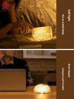 China Eco Friendly Book Geometric Paper Lamp Decoration Museum Nightlight for sale