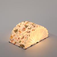 China Creative Wood Paper Book Lamp Reading Lighting Christmas Decorations USB Charging for sale